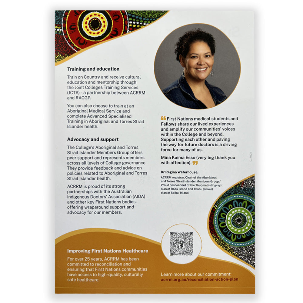 Flyer - Supporting First Nations registrars – ACRRM MERCHANDISE